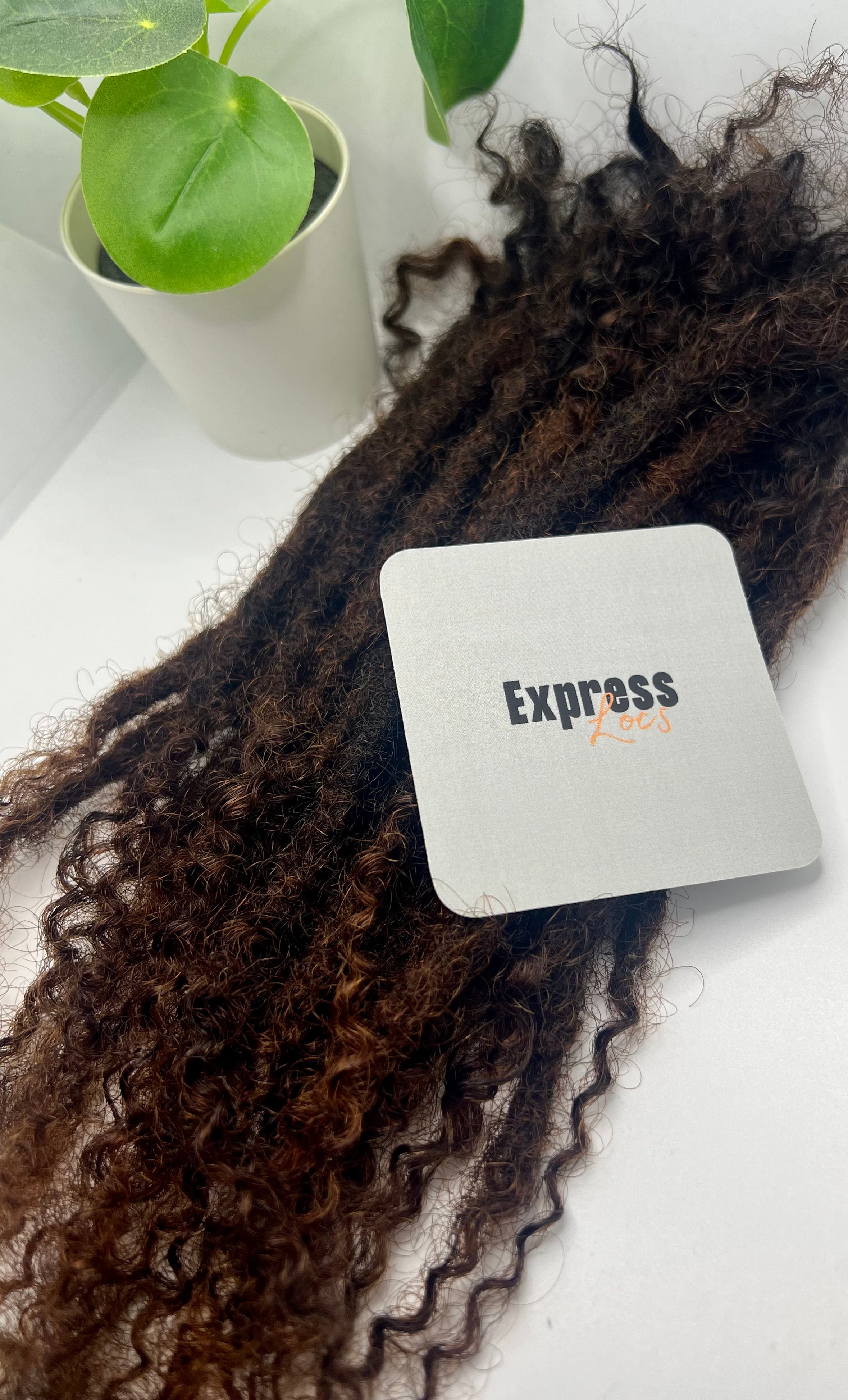 Curly Ends Loc extensions (Custom color) – Express Locs